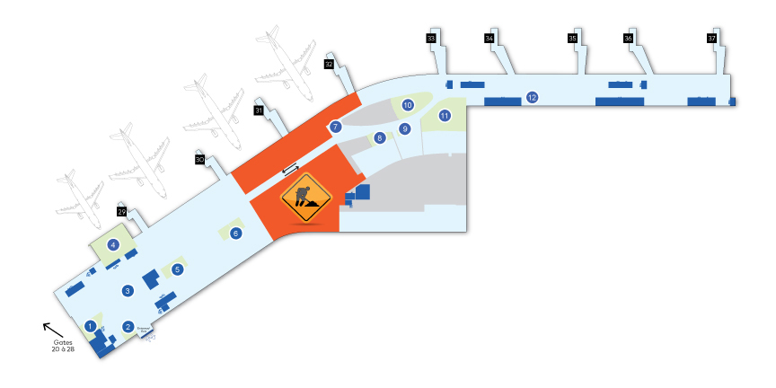 Terminal Map | Aéroport international Jean-Lesage de Québec (YQB)
